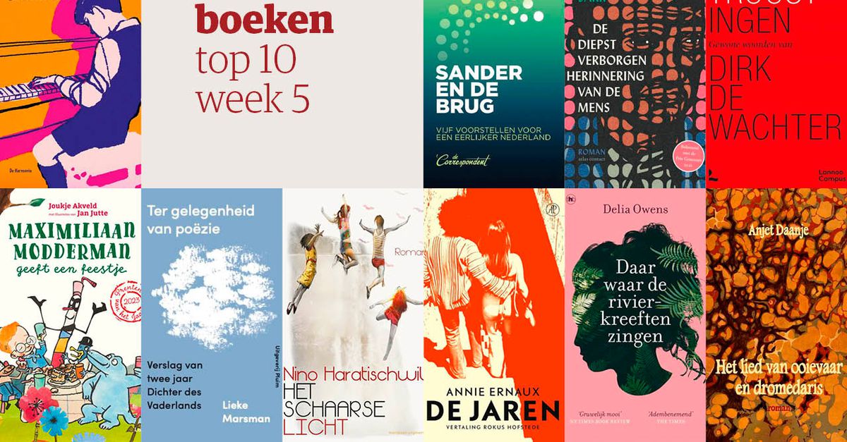 De tien best verkochte boeken van week 5 - NRC