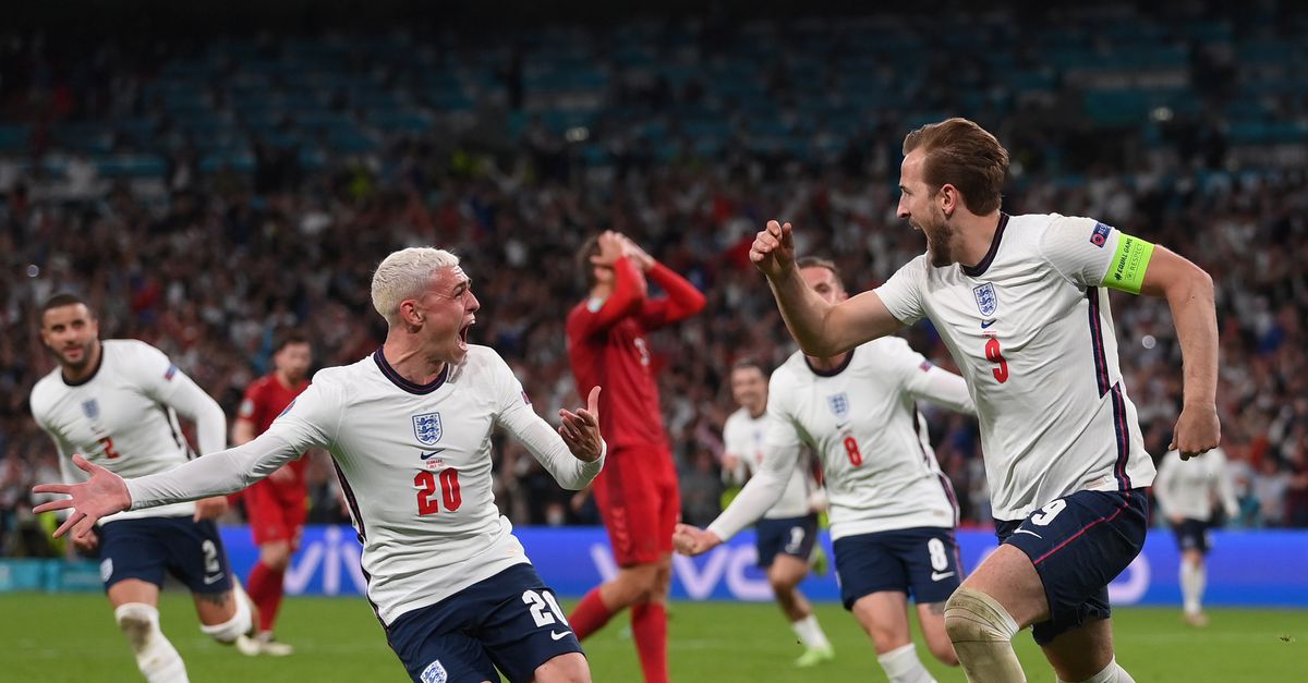 Engeland bereikt finale na verlenging tegen Denemarken - NRC