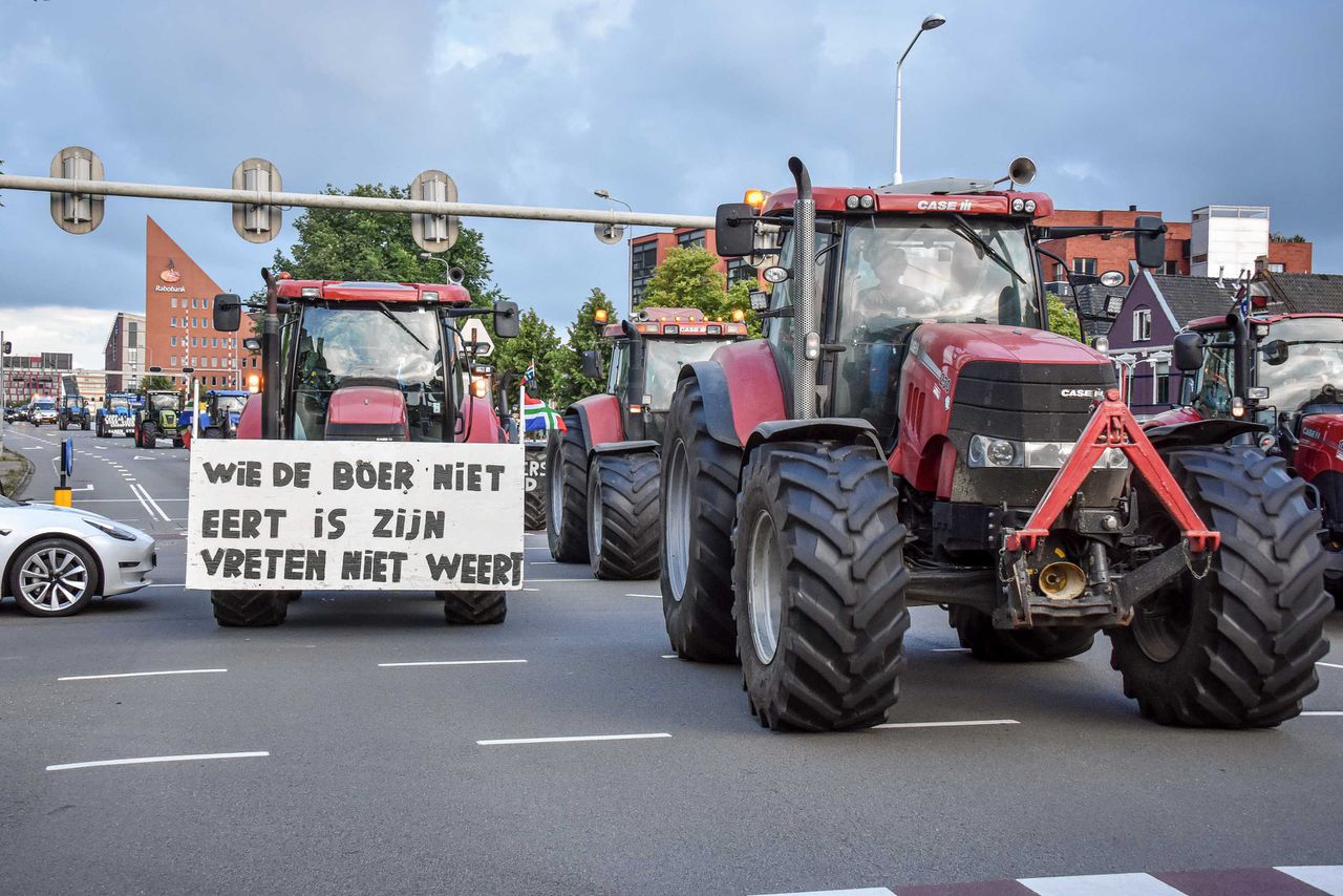 Noordelijke provincies verbieden protest met tractoren - NRC