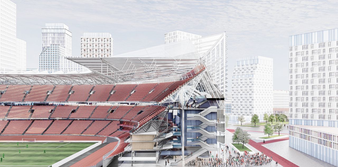 Zo ziet ‘Plan B’ voor de Kuip eruit - NRC