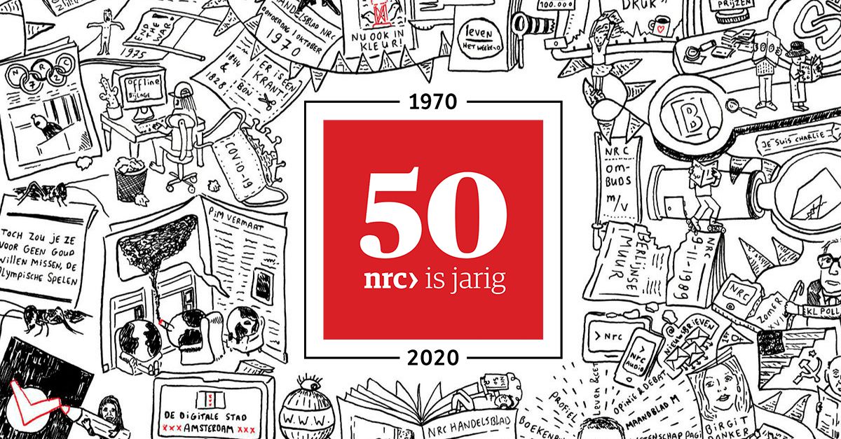 50 jaar NRC in één tekening