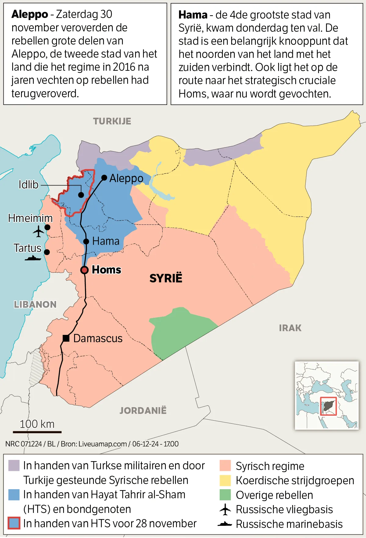In één week tijd is de militaire kaart van Syrië hertekend: het Assad ...