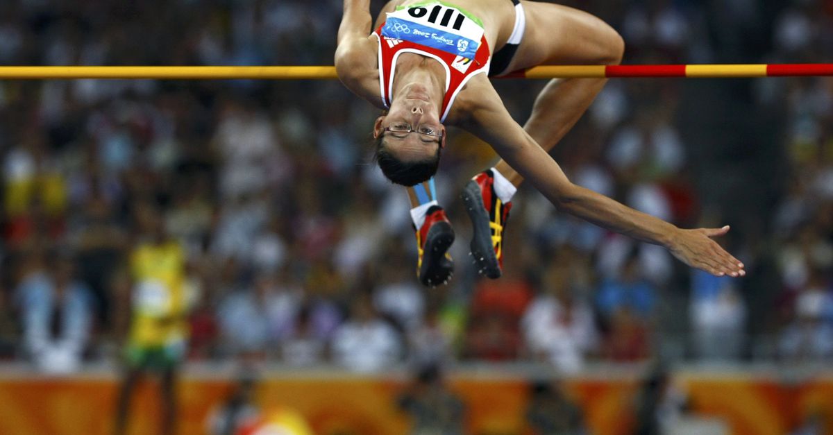 Hoogspringster Hellebaut bezorgt België goud - NRC