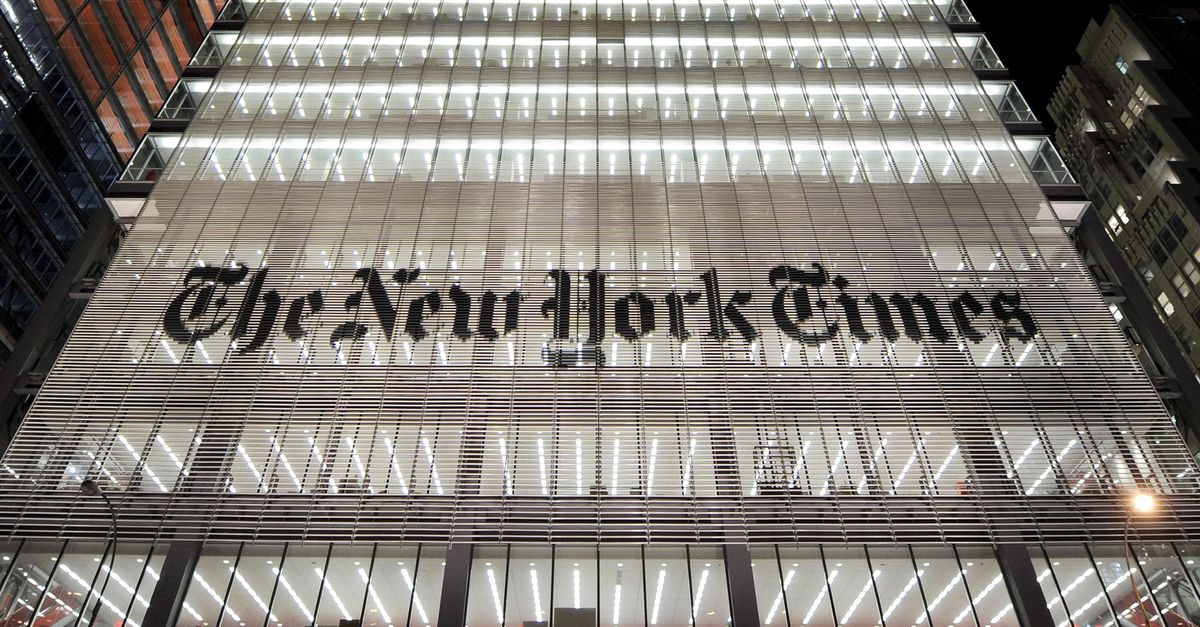 Het uitgelekte document voor de digitale The New York Times - NRC