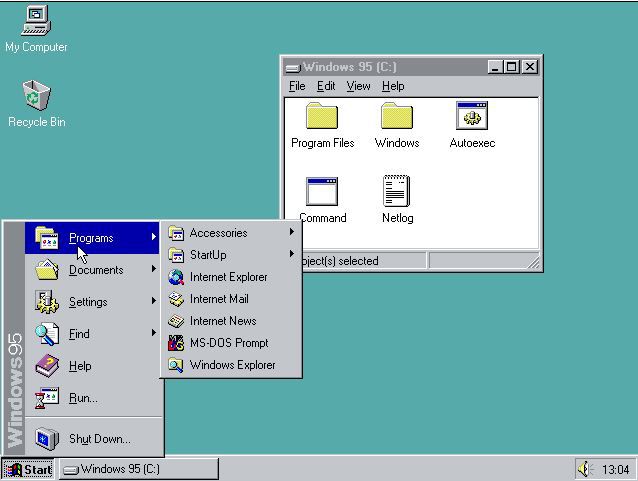 Terug in de tijd: Windows 95 in je browser - NRC