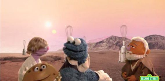 Luke Pie-Walker en Flan-Solo: Sesamstraat parodieert Star Wars - NRC