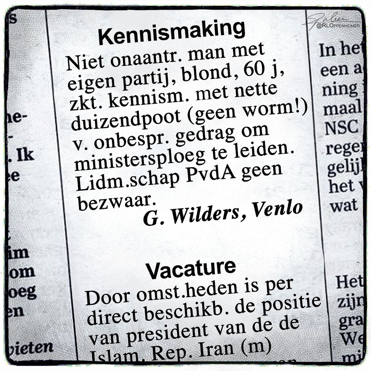 Opinie | Zoekertjes - NRC