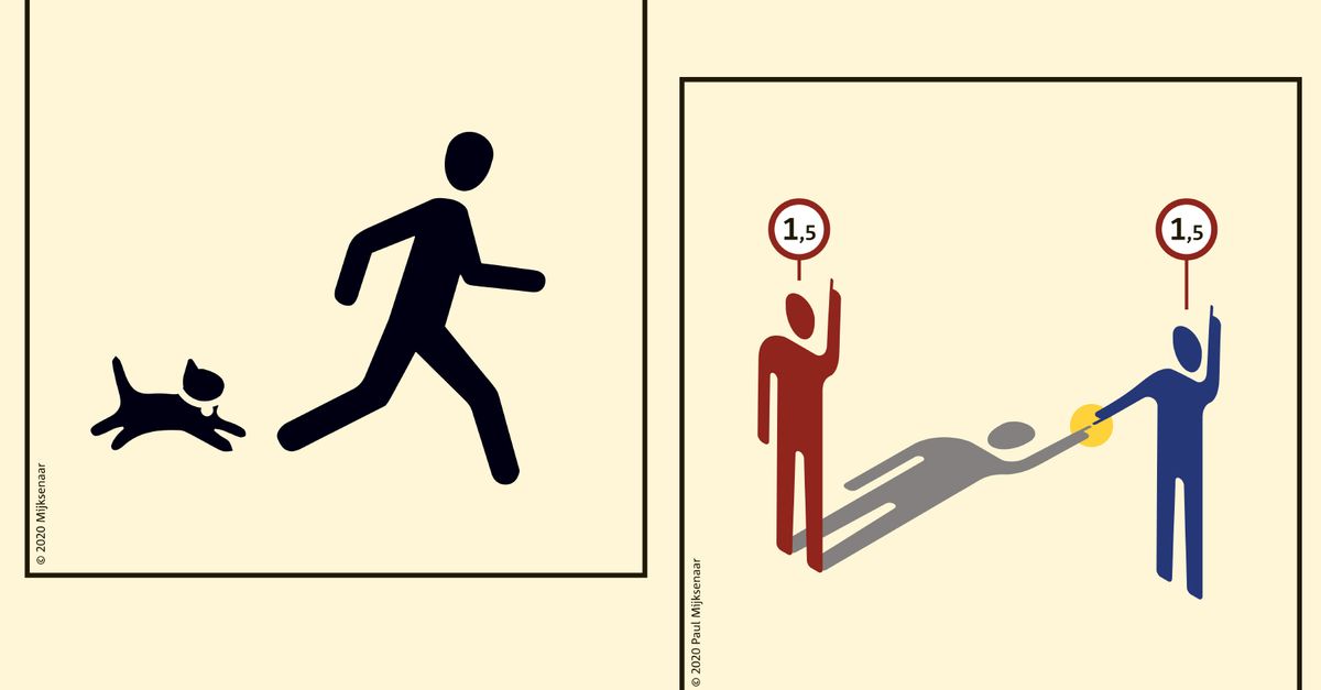 De ‘1,5 meter samenleving’ vraagt om nieuwe pictogrammen - NRC