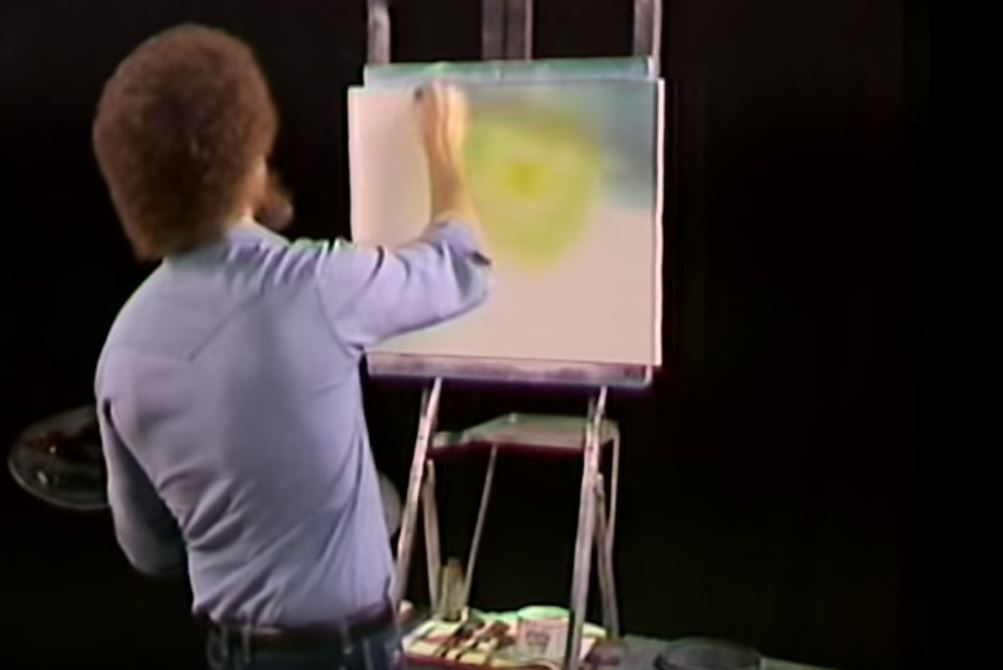 Kijken: de eerste aflevering van Bob Ross’ The Joy of Painting - NRC