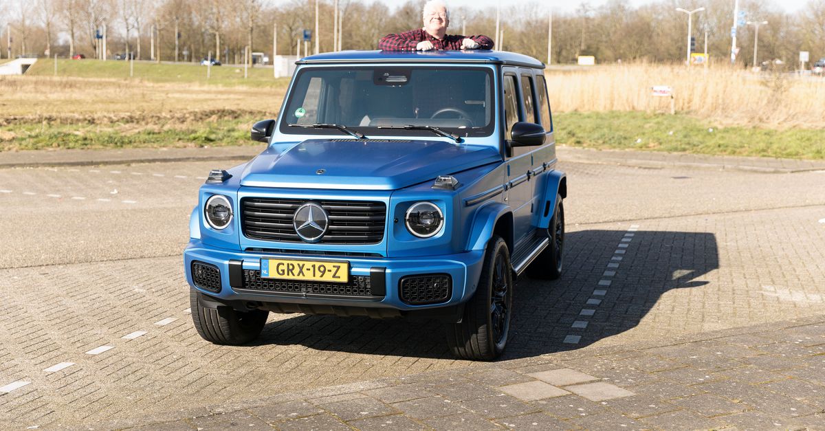De Mercedes G 580: nog nooit zo verrukt geweest van fout - NRC