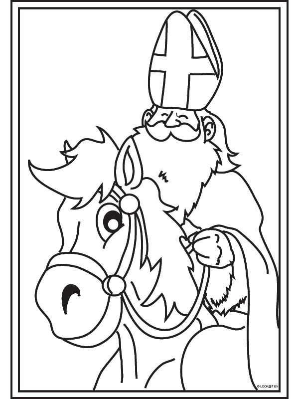 coloring pages of sinter klass