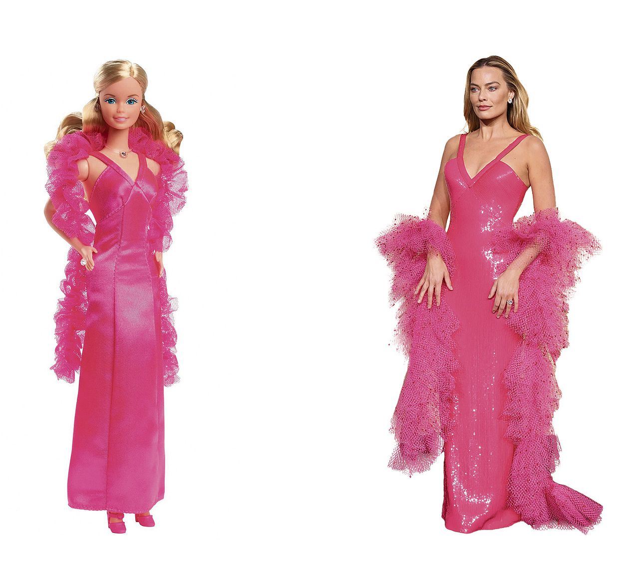 Barbie-actrice in Barbie ‘superster’ jurk - NRC