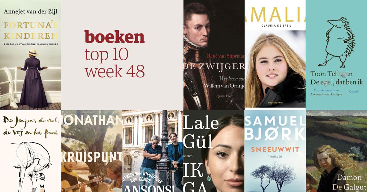 De tien bestverkochte boeken van week 48 - NRC