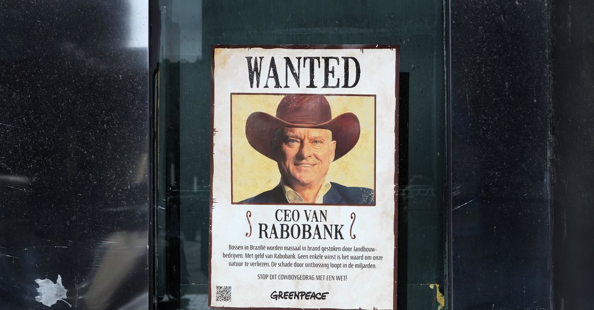 Rechter: Greenpeace mag portret Rabo-topman gebruiken in campagne - NRC