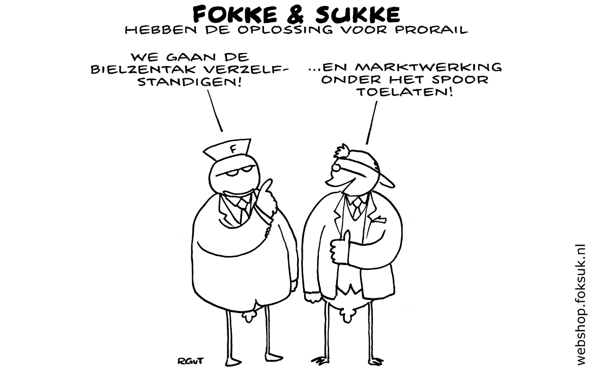 Fokke & Sukke hebben de oplossing voor ProRail - NRC