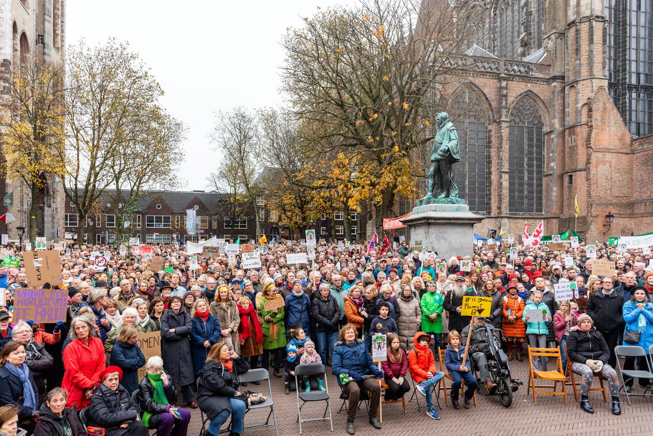 Protest tegen verbreding A27 bij Amelisweerd: ‘We hebben behoefte aan ...