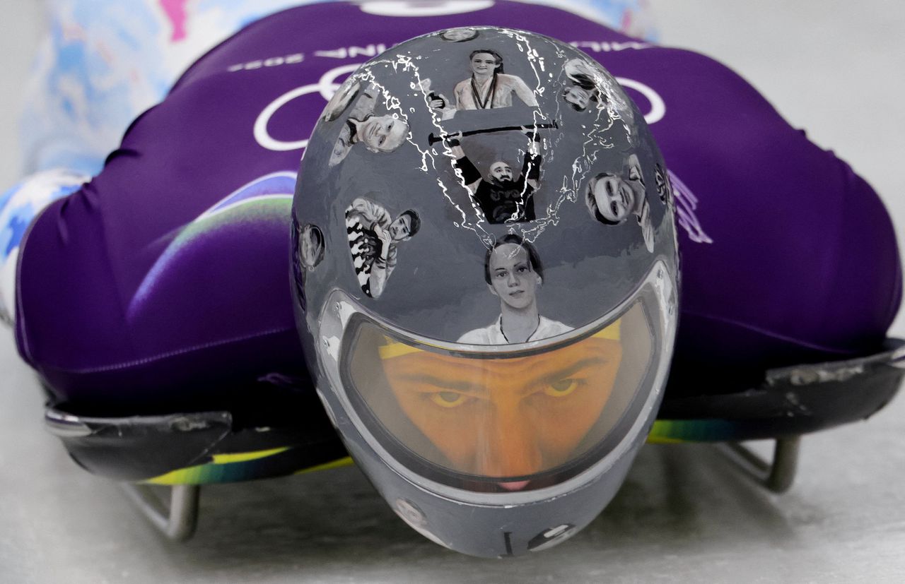 IOC verbiedt helm met beeltenissen van in oorlog omgekomen Oekraïners ...