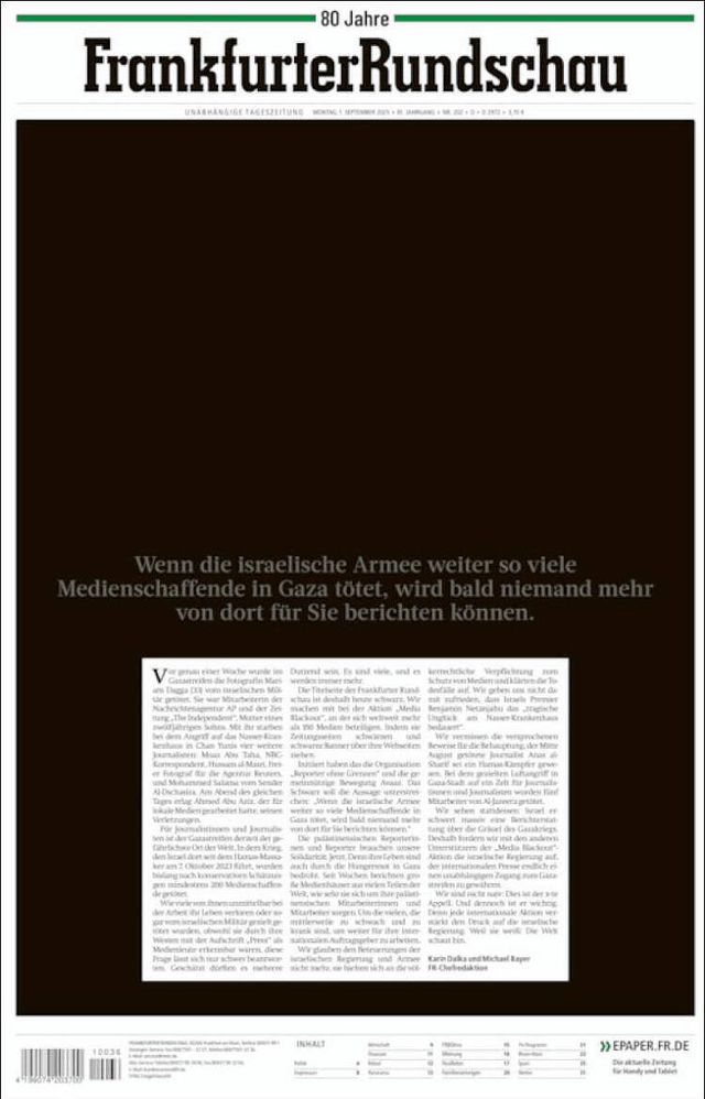 NRC samen met andere media ‘op zwart’ om dood van journalisten in Gaza