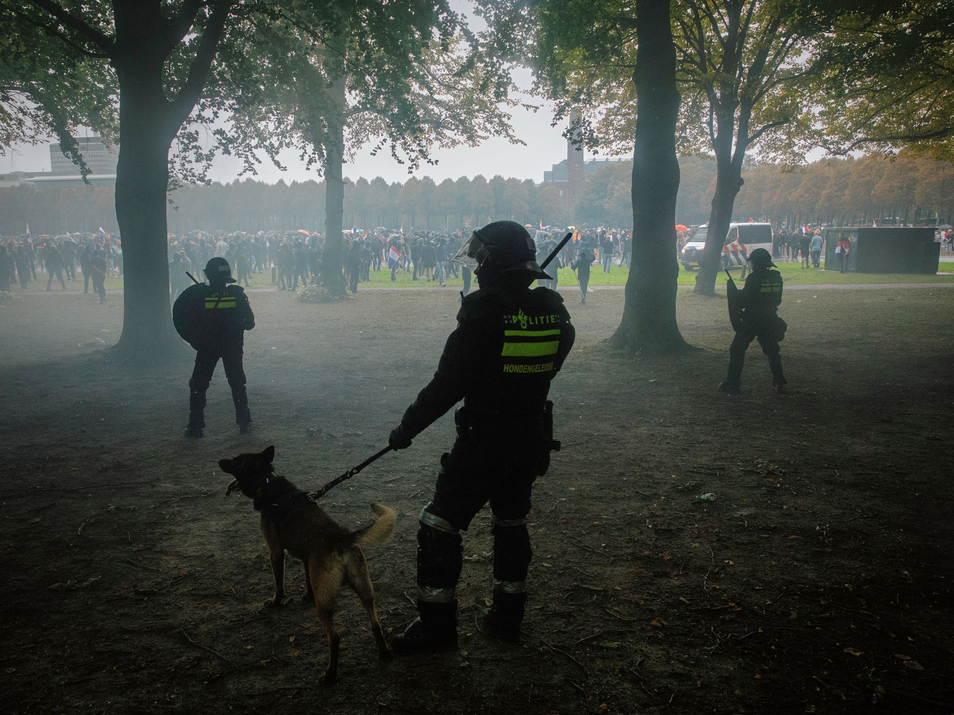 Er waren in Den Haag twee demonstraties: een van ‘Els Rechts’ en een ...