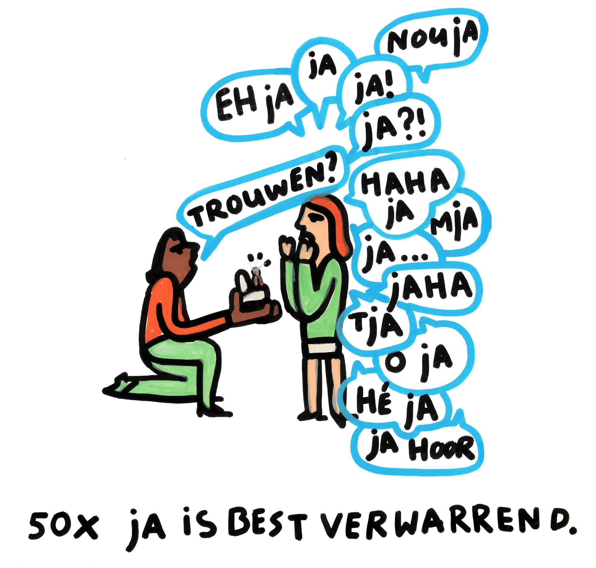 Nou ja zeg! In de spreektaal wemelt het van de tussenwerpsels, maar ...