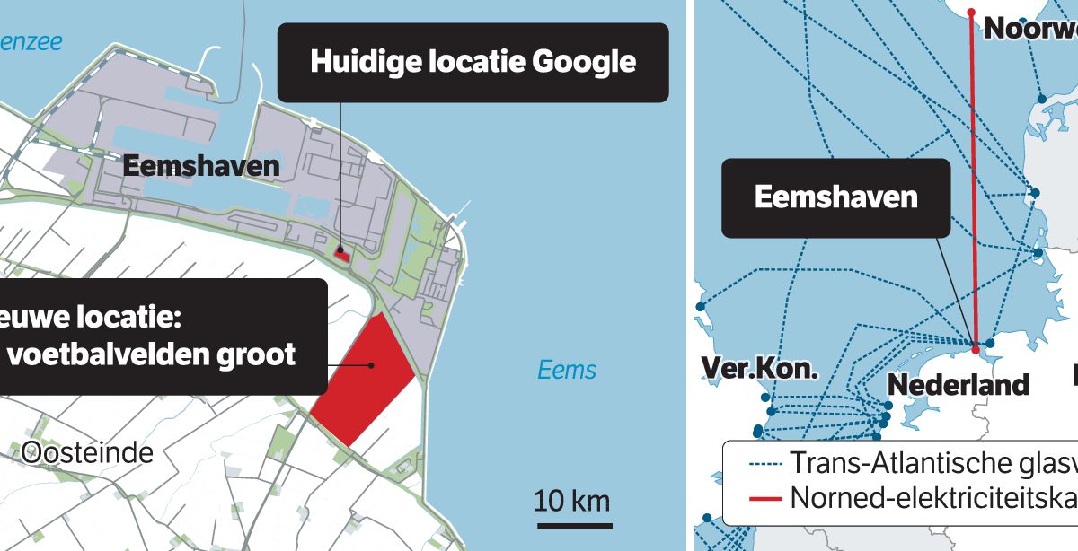 Nieuw datacentrum Google in Eemshaven - NRC