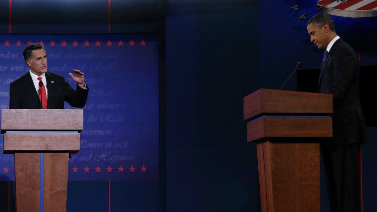 Romney wint eerste debat van tamme en ‘verveelde’ Obama - NRC