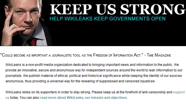 WikiLeaks ziet kosten verdubbelen - NRC