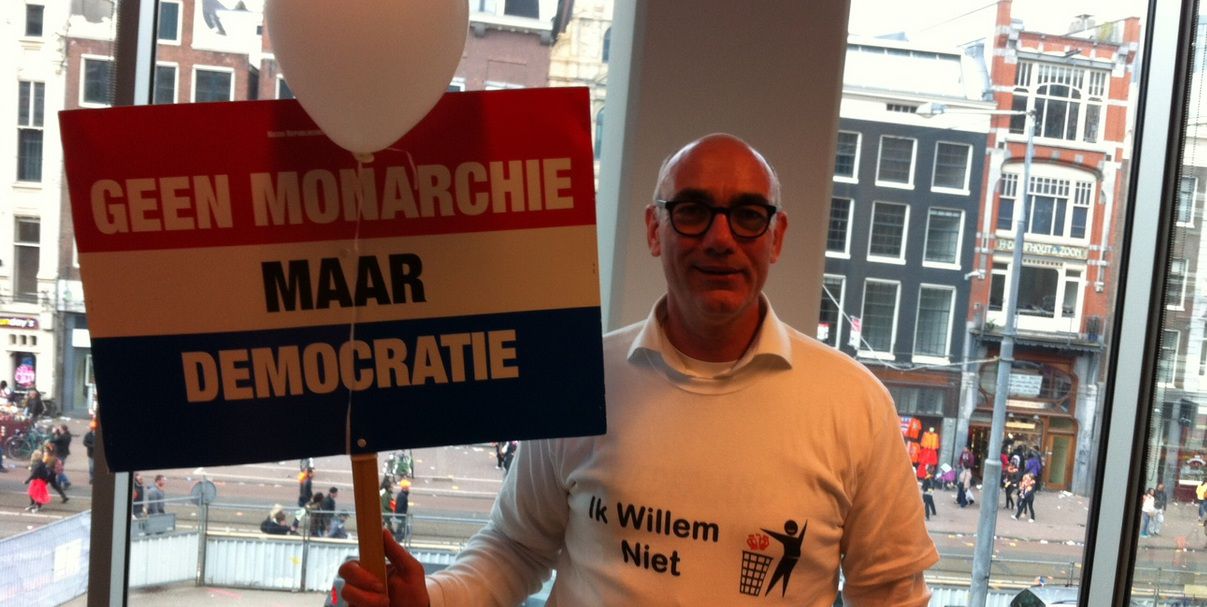 Antimonarchiedemonstrant: arrestatie georkestreerde actie - NRC