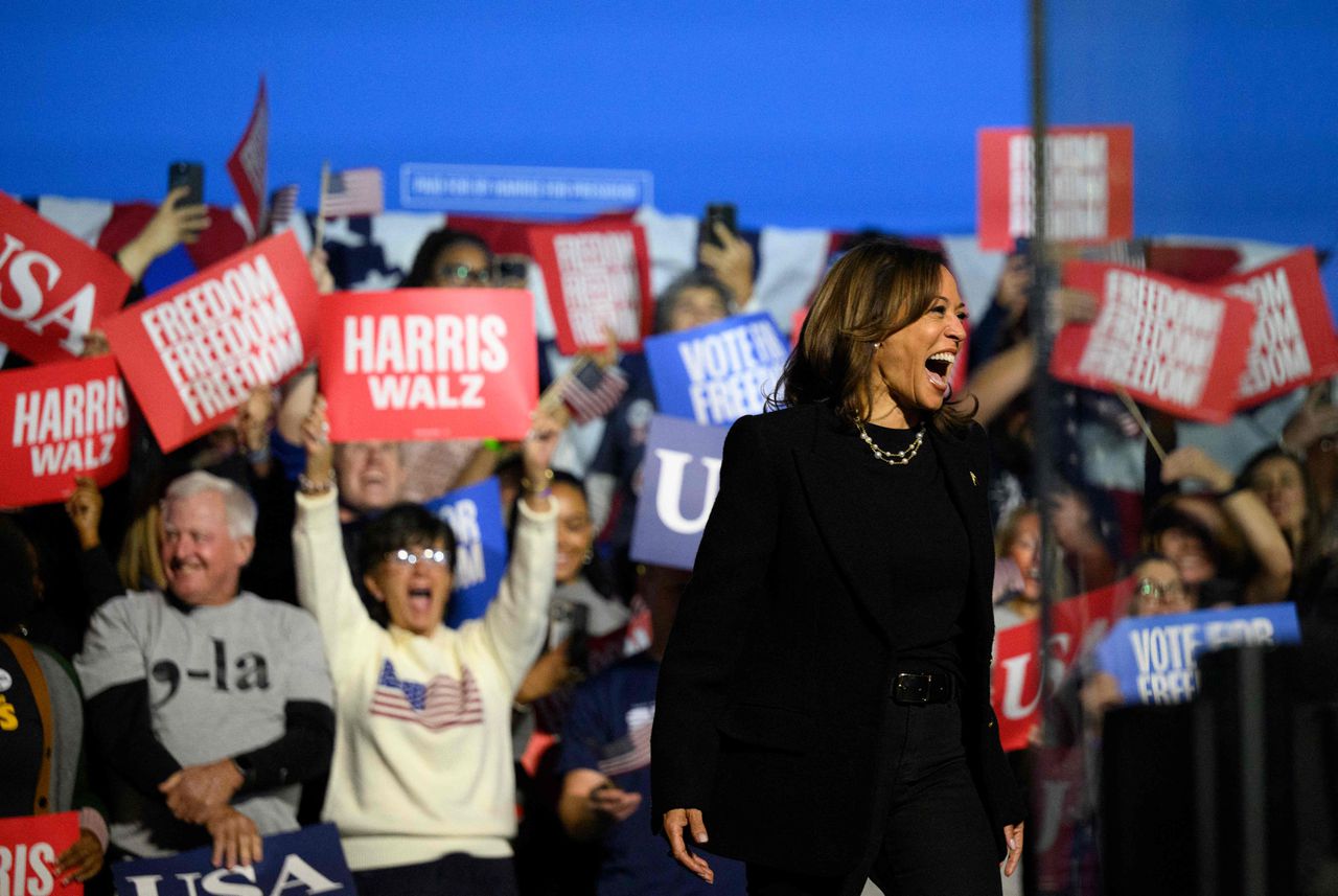 Kamala Harris in Pittsburgh: 'Stem voor vrijheid' - NRC
