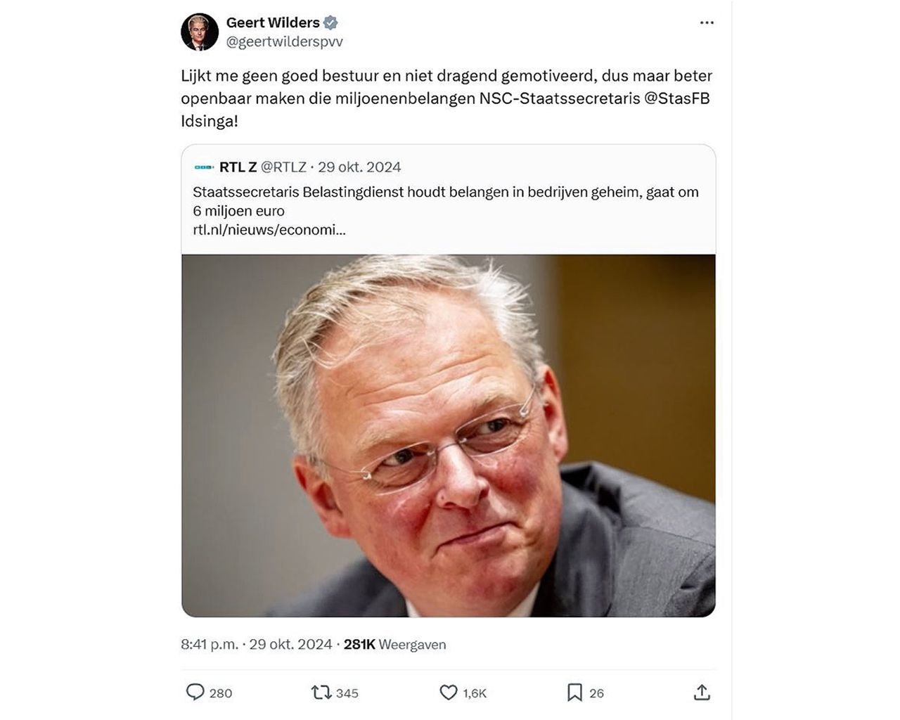 De X-factor van Geert Wilders: een analyse van 21.000 tweets van de PVV-leider - NRC